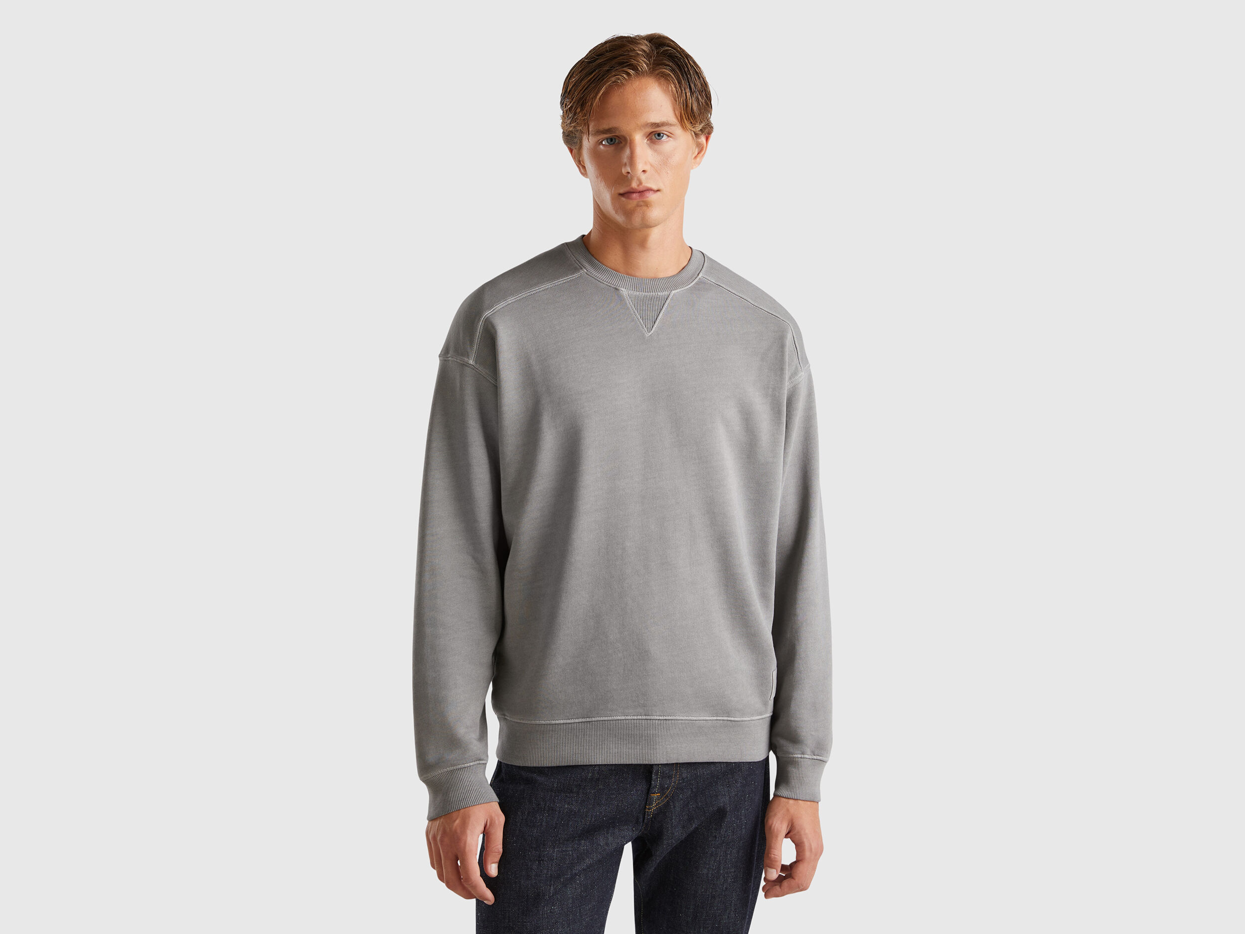 Sweatshirts Herren Einfarbige und Bedruckte